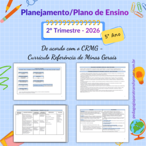 Planejamento de acordo com o CRMG: Anos Iniciais - 2026